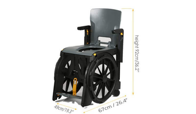 Portable Shower Chair | Portable Commode Chair | Seatara